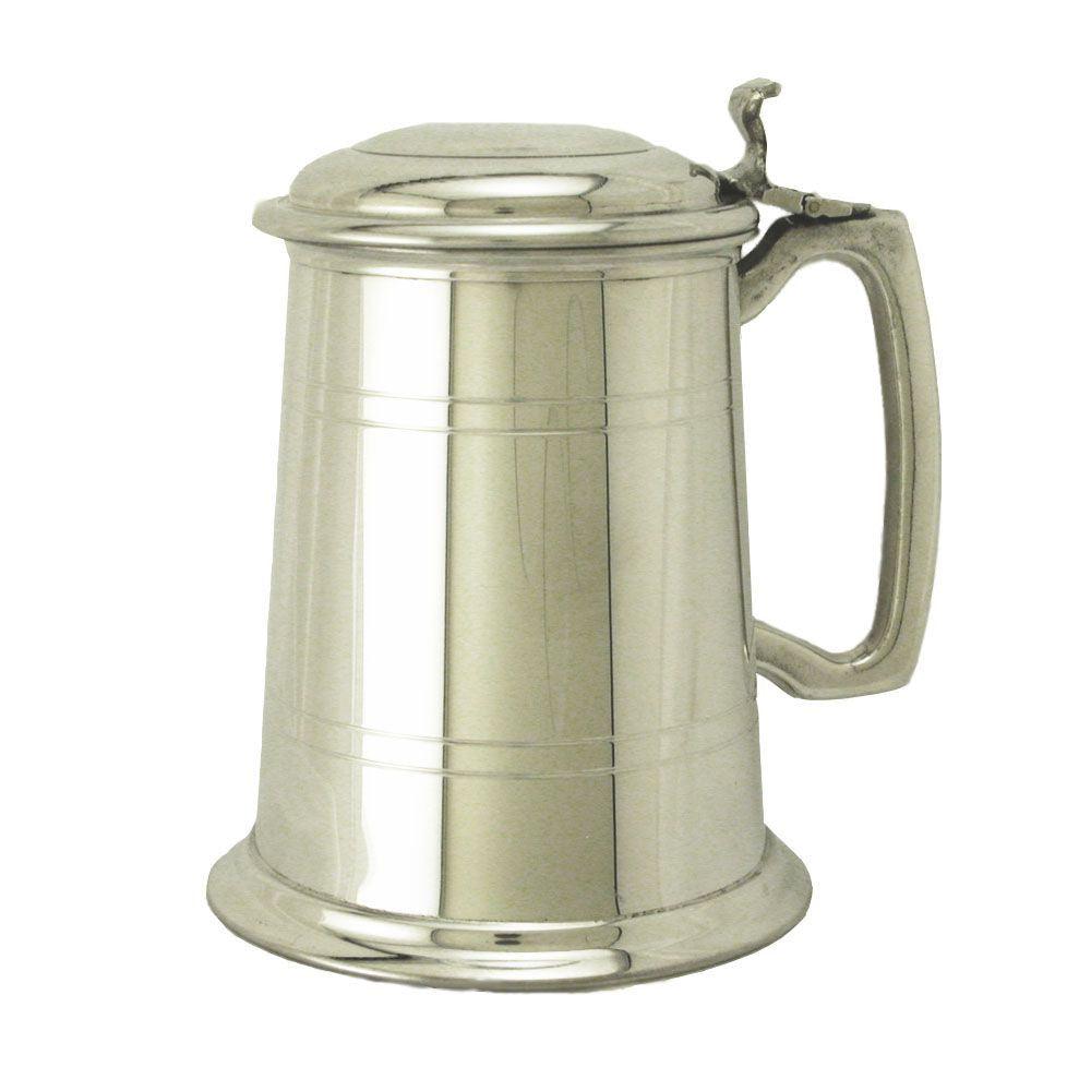 Pewter Tankard with Hinged Lid– The National Memo