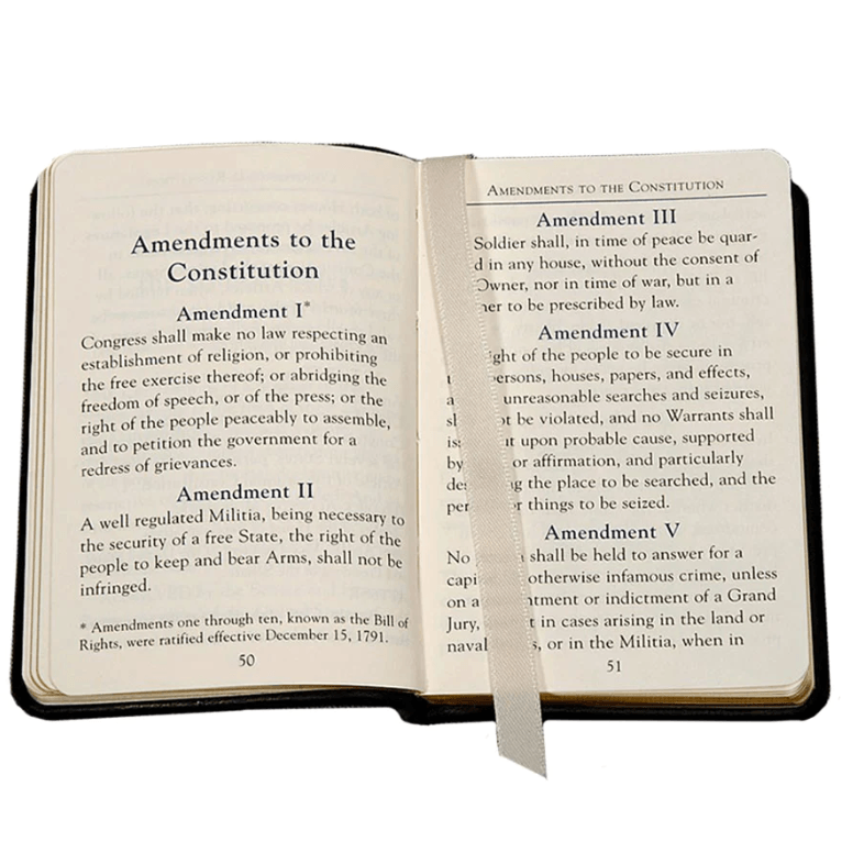 Mini United States Constitution- Best Personalized leather– The ...