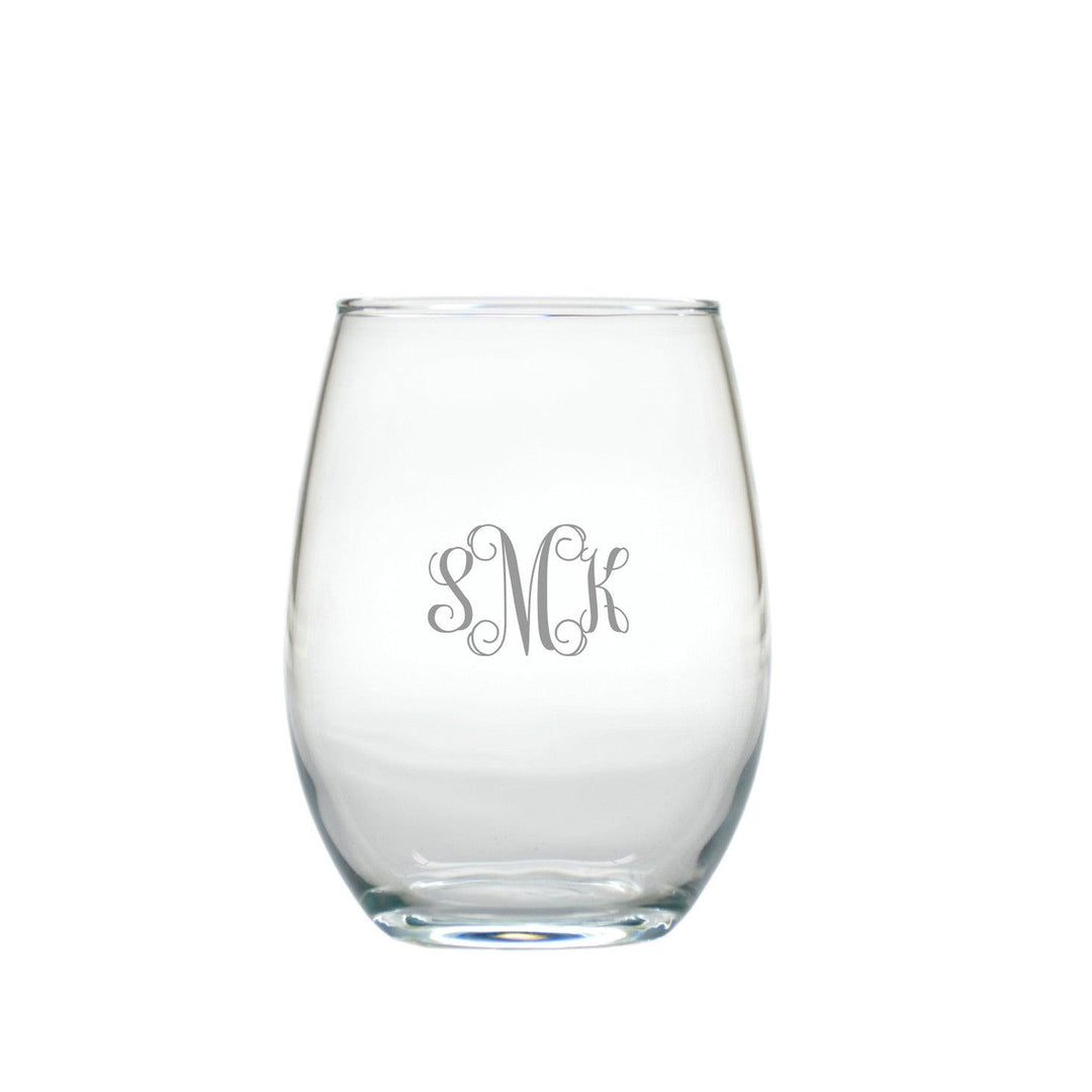 Personalized Stemless Wine Glasses, Set of 4, 15 oz. each– The National ...
