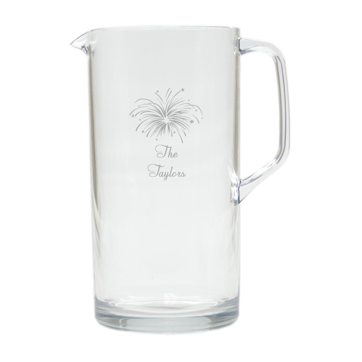 Personalized Acrylic Pitcher, 64 oz.– The National Memo